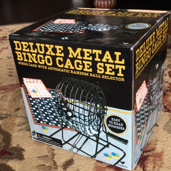 Deluxe Bingo | Toys | New Deluxe Metal Bingo Cage Set With Automatic ...